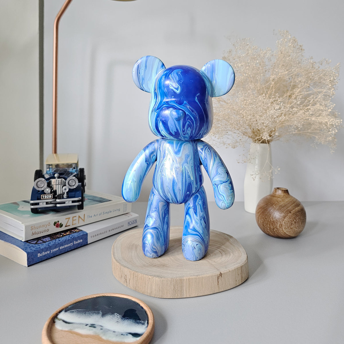 Corporate Art Jam - Acrylic Pour on Bear - Make Your Own
