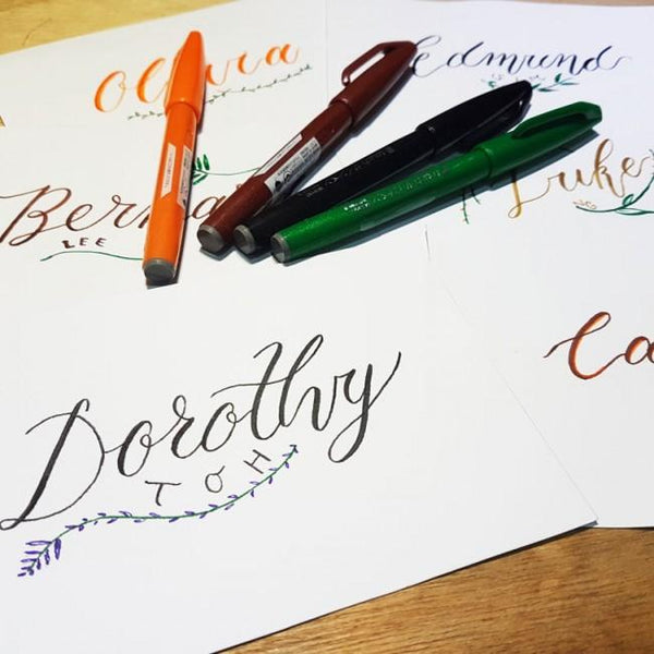 Corporate Basic Calligraphy Workshop - Design Your Own Name - Make Your Own